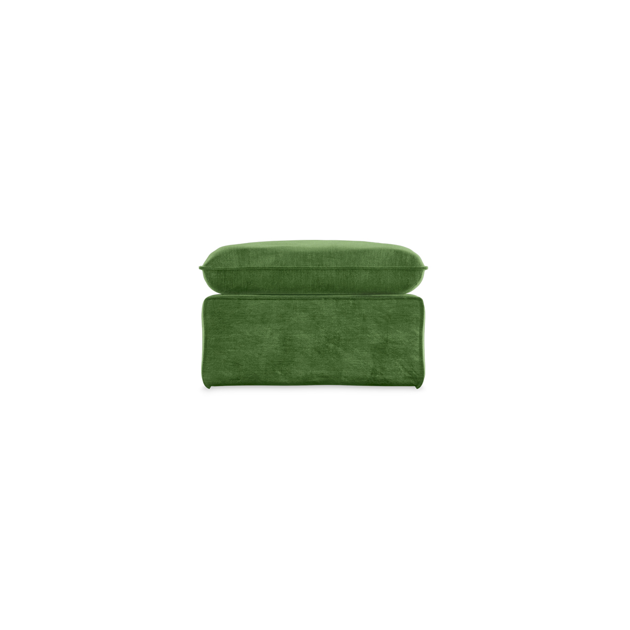 Nomad couch: hocker, royal velvet, green | HKLIVING