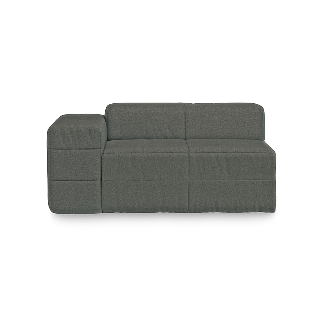 Brut sofa: element left, wander, army green | HKLIVING