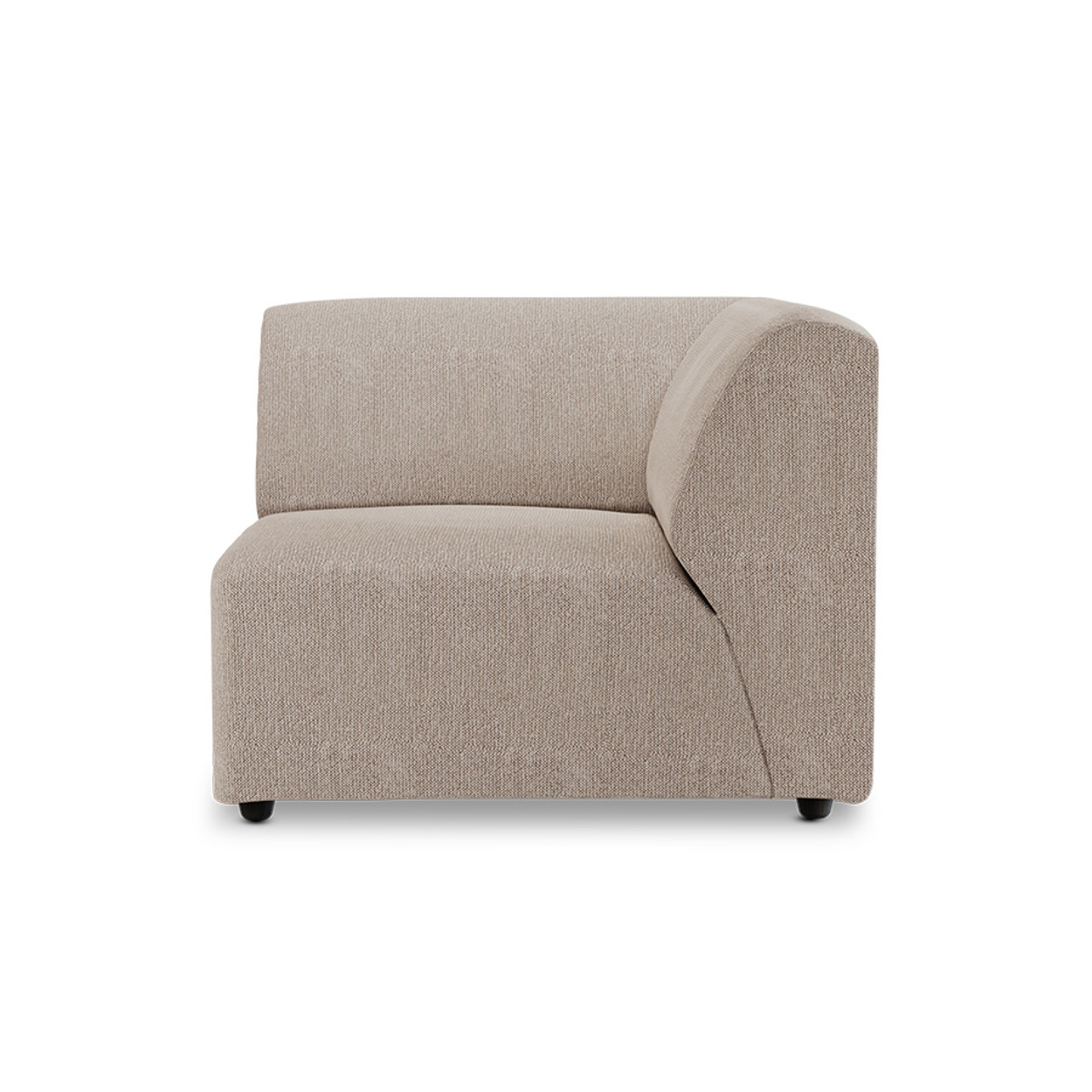Jax couch: element right end, sneak, beige | HKLIVING