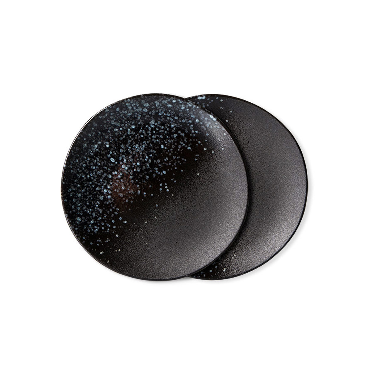 70s ceramics: dessert plates, stars (set of 2) | HKLIVING